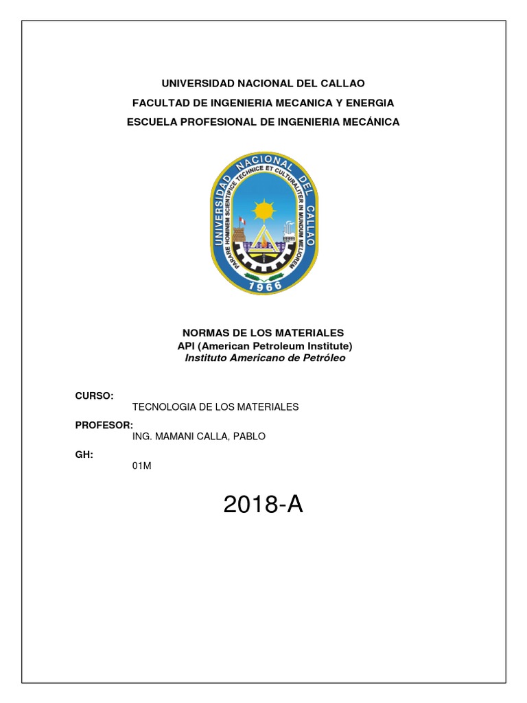 Normas API | PDF | Presión | Agua