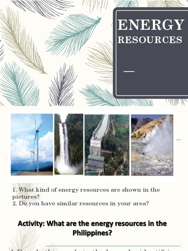 ENERGY Resources | PDF