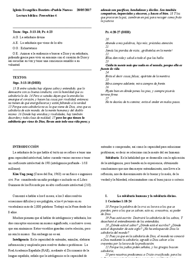 La Sabiduría Divina y La Humana | PDF | Sabiduría | Dios