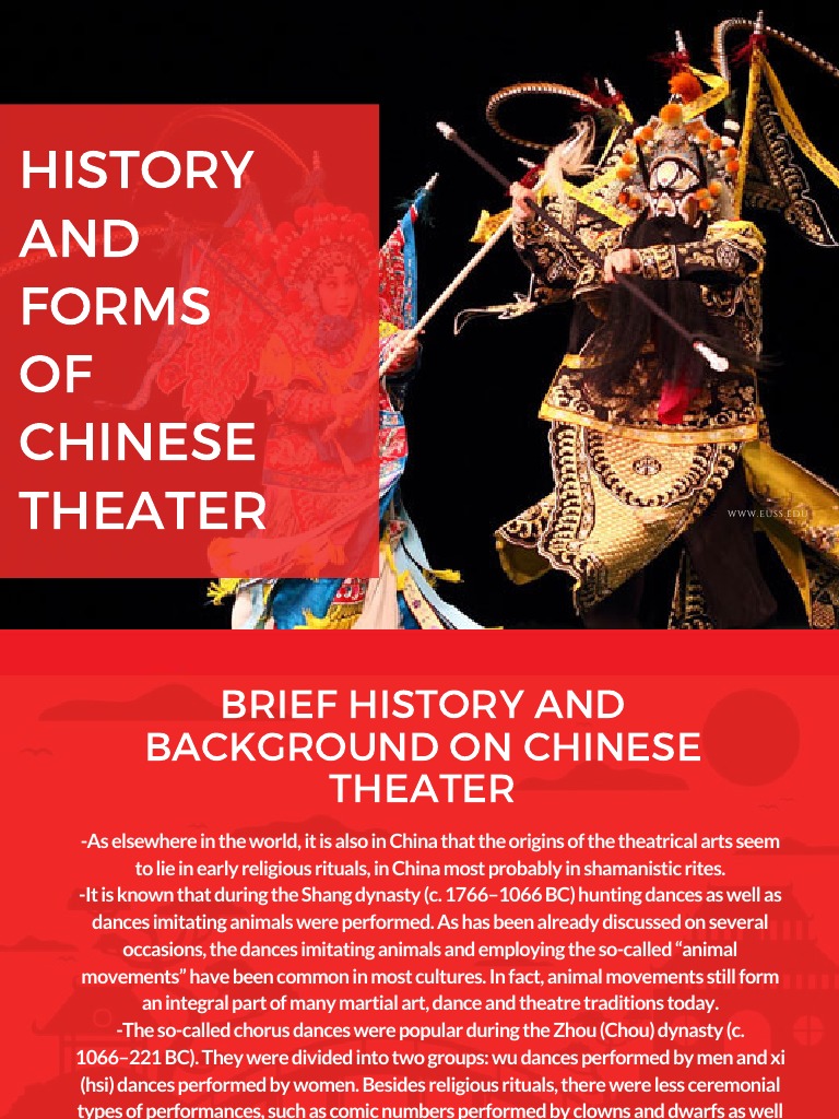 History and Forms of Chinese Theater-2 | PDF | Puppetry | Performing Arts