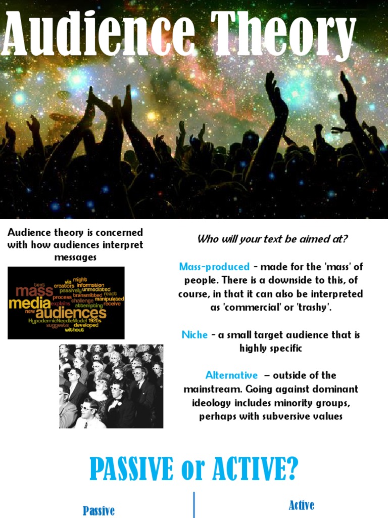 Audience Theory | PDF | Mass Media | Communication
