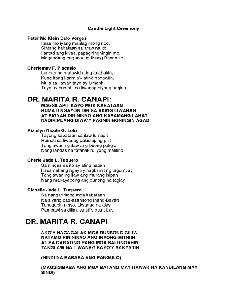 SHS Order of Presentation | PDF