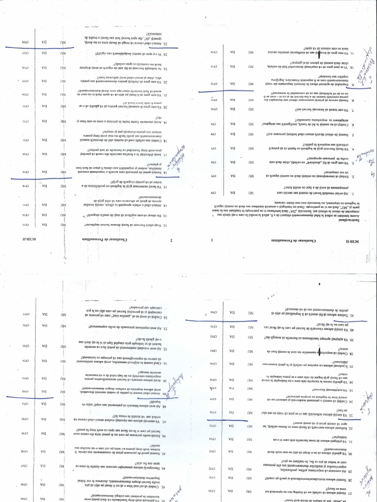 Chestionar SCID II | PDF