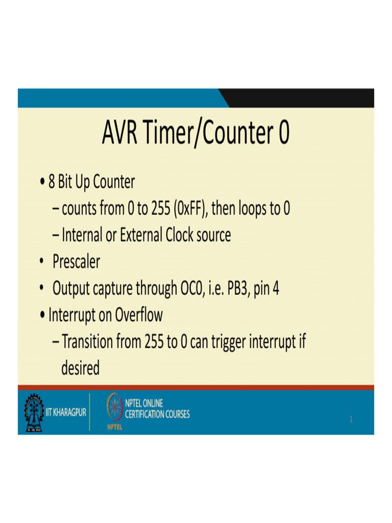AVR Timer/Counter 0 | Download Free PDF | Analog To Digital Converter | Electronic Design
