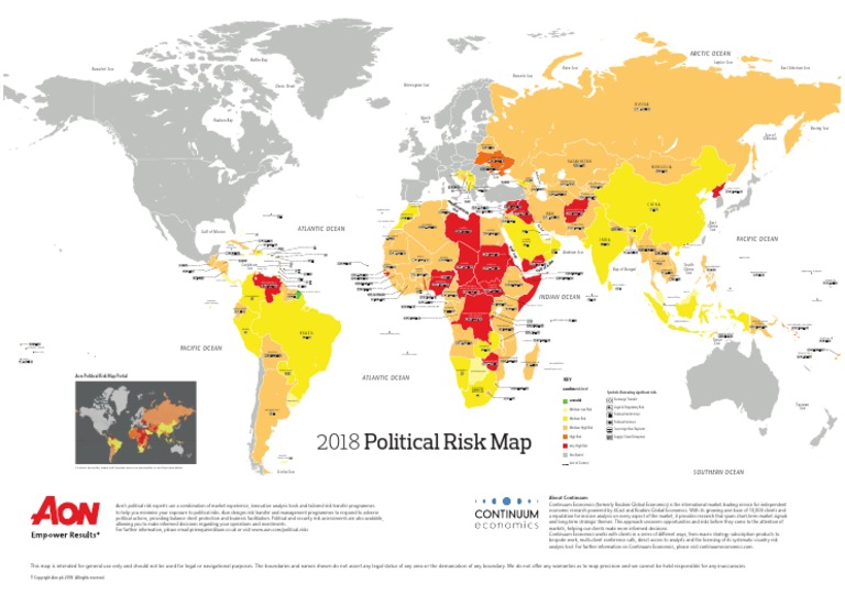 Political Risk Map 2018 | PDF