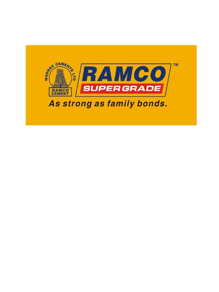 Ramco Cements Product Overview | PDF | Concrete | Mortar (Masonry)