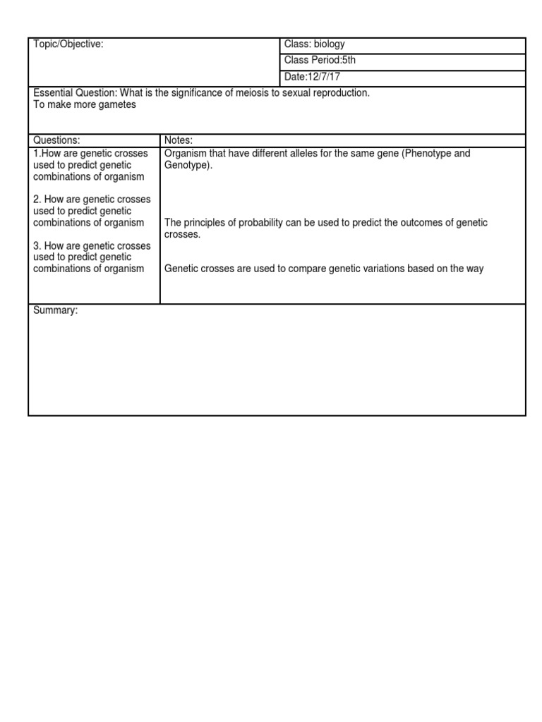 Cornell Notes Template | PDF | Self-Improvement