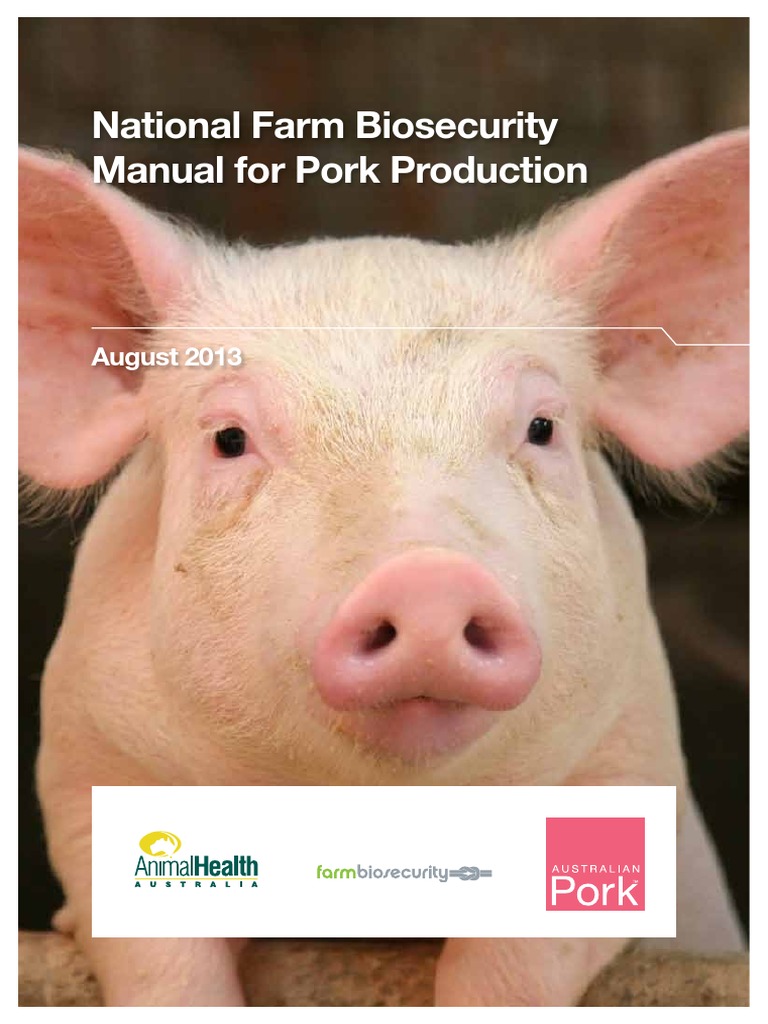 National Farm Biosecurity Manual For Pork Production | PDF | Livestock ...