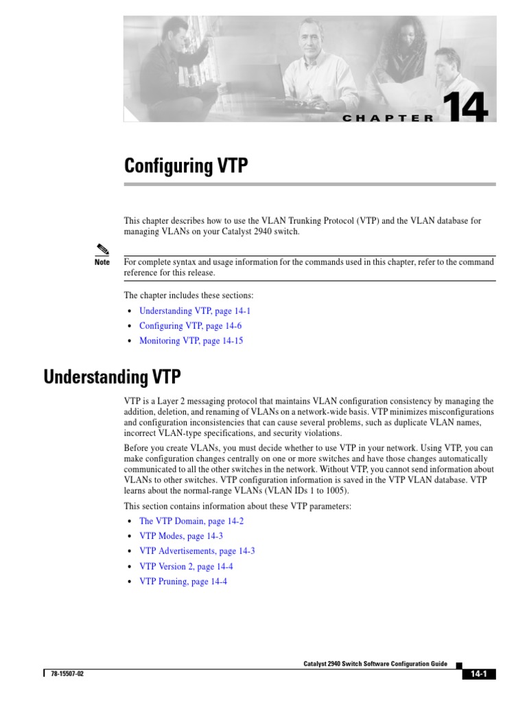 Configuring VTP | PDF | Network Switch | Network Architecture