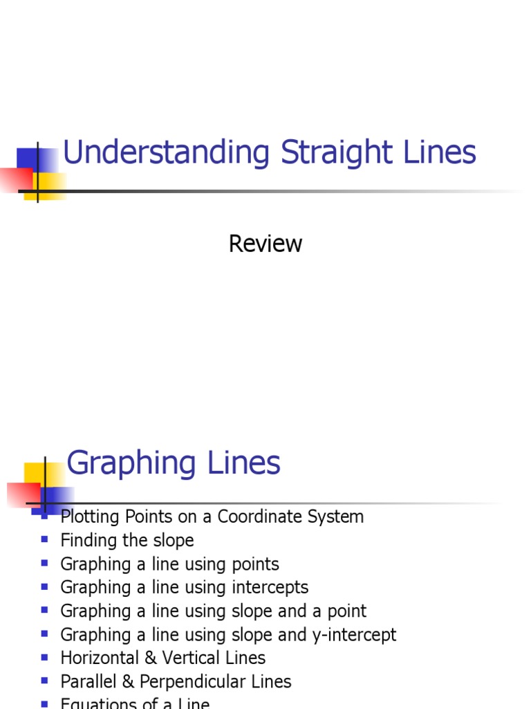 Understanding Straight Lines and Graphing | PDF | Slope | Line (Geometry)