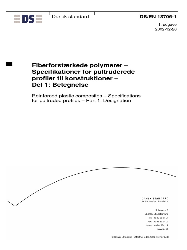 Norma Europea EN13706-1 DS EN2002 | PDF
