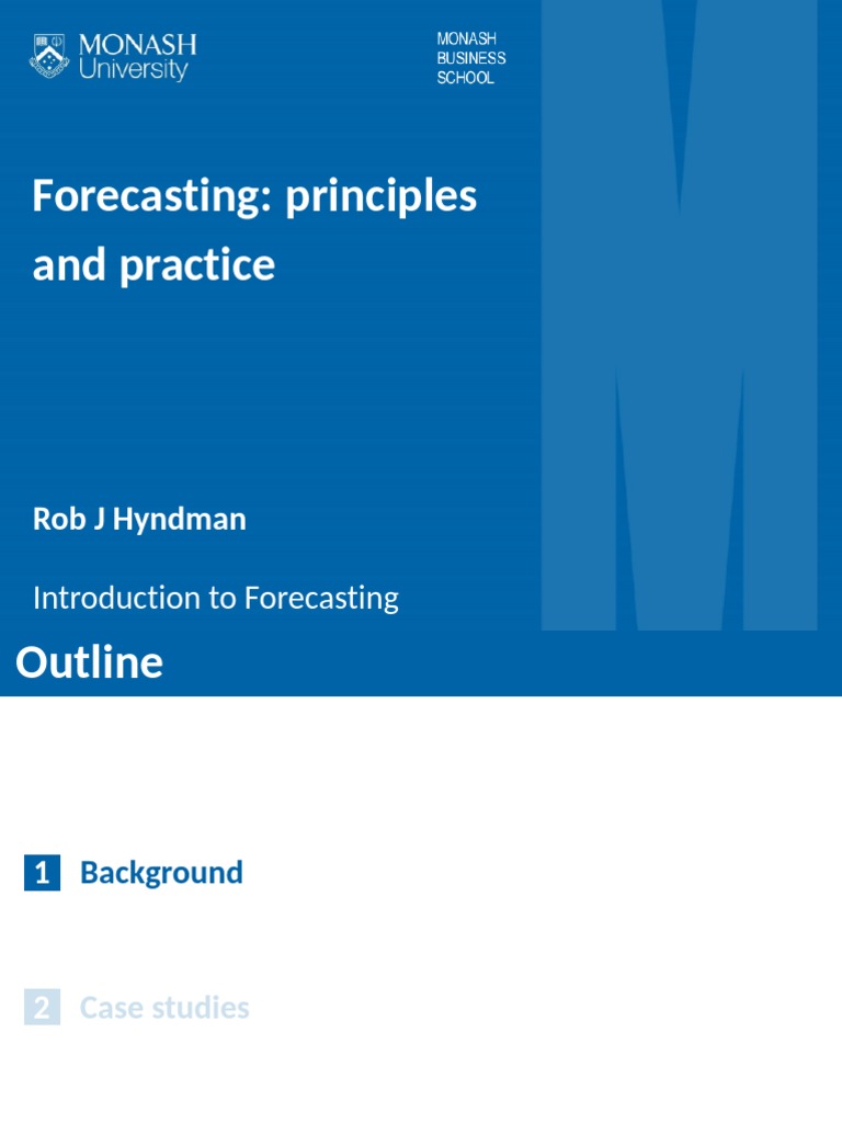 Forecasting: Principles and Practice: Rob J Hyndman | PDF | R ...