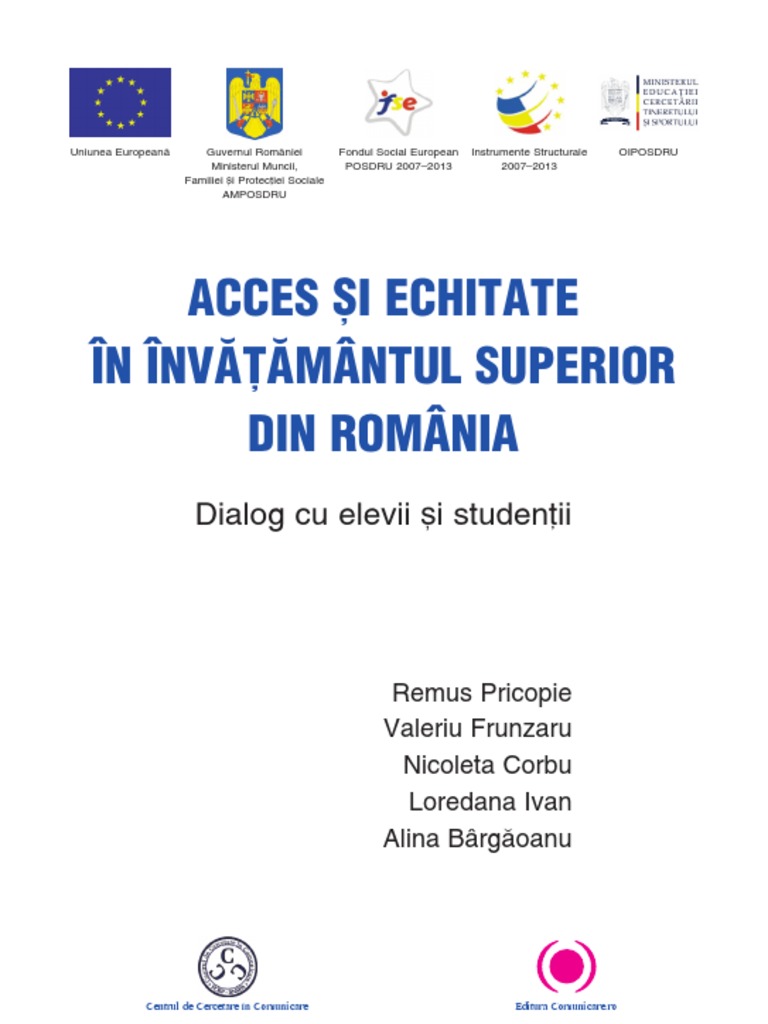 Acces Si Echitate | PDF