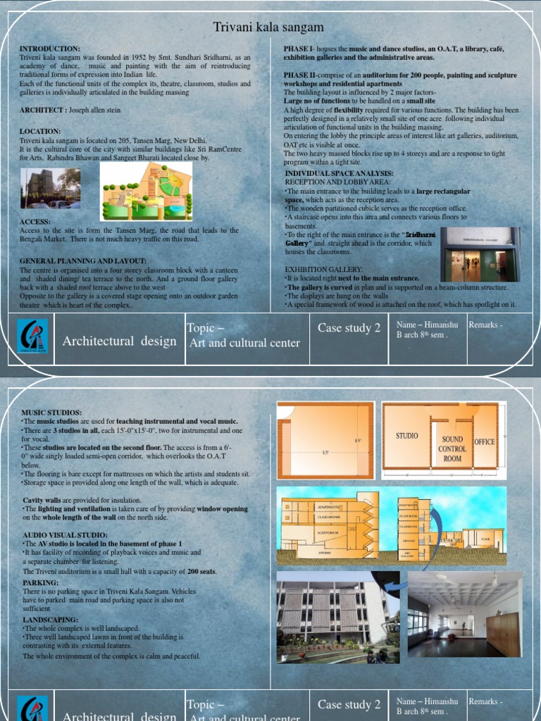 Triveni Kala Sangam Plan
