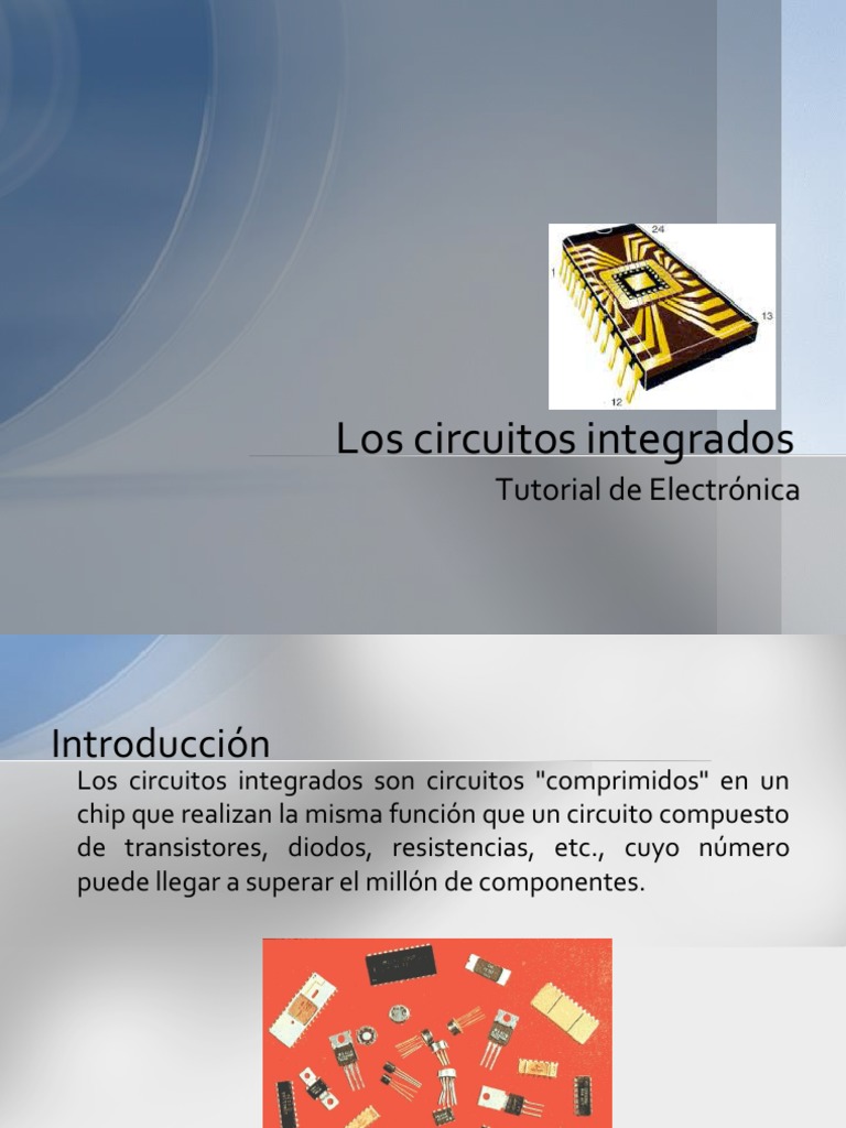 Los Circuitos Integrados | PDF | Circuito integrado | Amplificador operacional