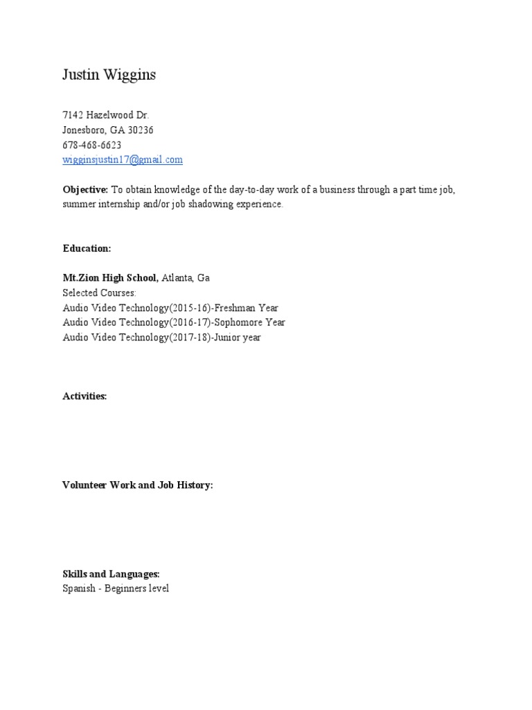 Justin Wiggins | PDF