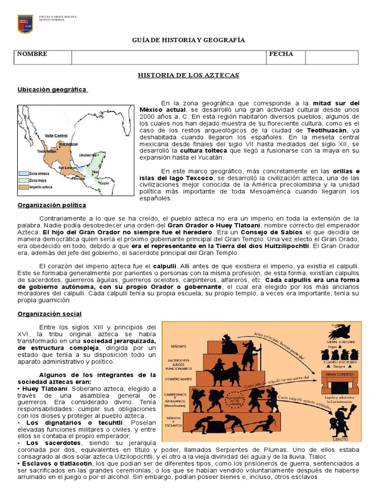 Guia de los Aztecas | azteca | México