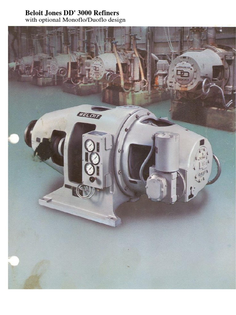 Refiner Dd3000 Beloit Jones | PDF | Bearing (Mechanical) | Switch