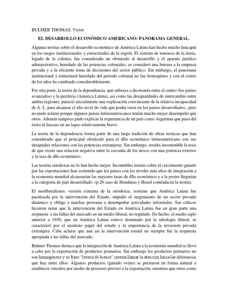 Desarrollo Económico en América Latina | PDF | Crecimiento económico ...