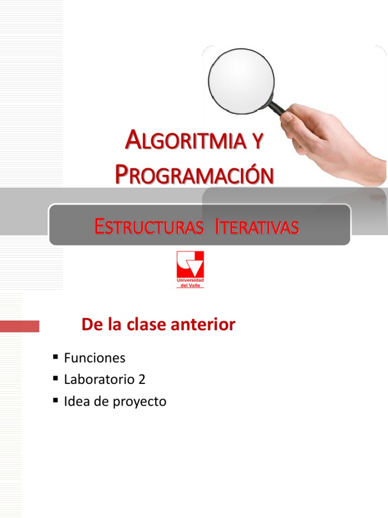 Estructuras Iterativas y Ejercicios | PDF | Algoritmos | Programa de computadora