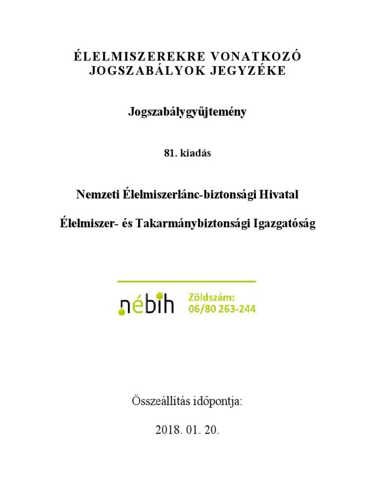 Nébih 2018 PDF | PDF