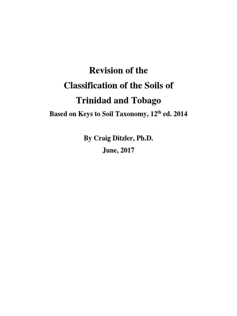 Soil Classification2 - USDA Soil Taxonomy Upgrade-Trinidad and Tobago ...