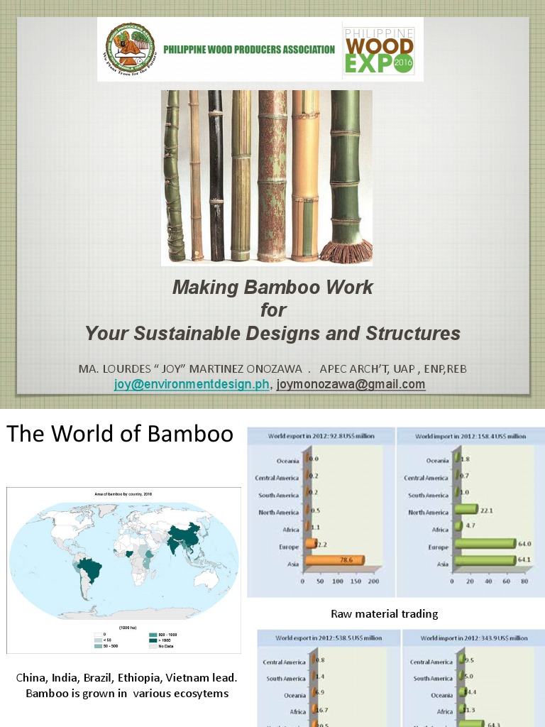 Bamboo 101 | PDF | Bamboo | Wood