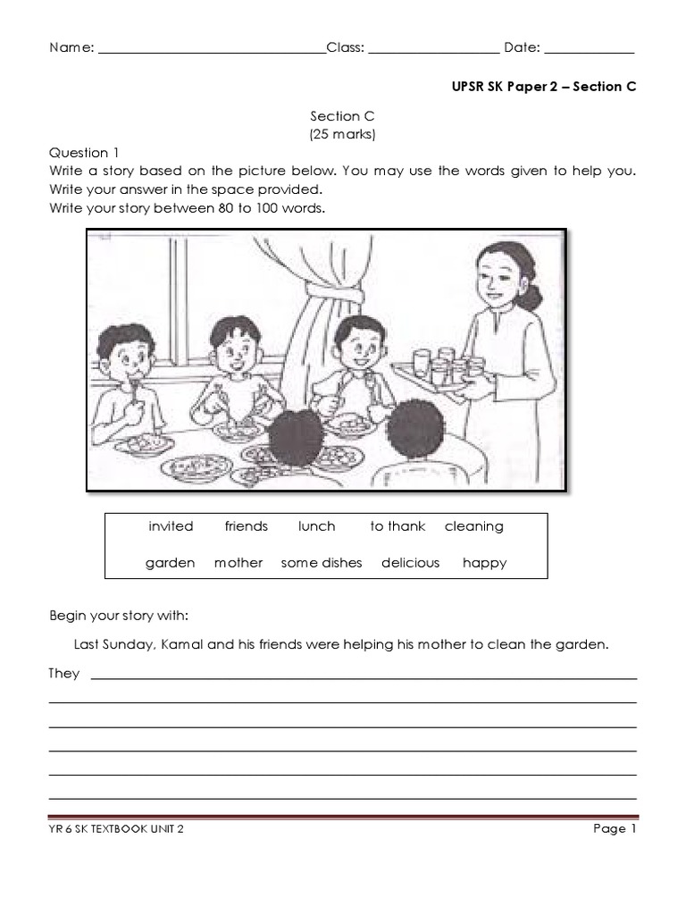 Unit 2 - Paper 2 - Section C | PDF