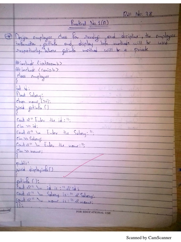 Oops Practicals | PDF