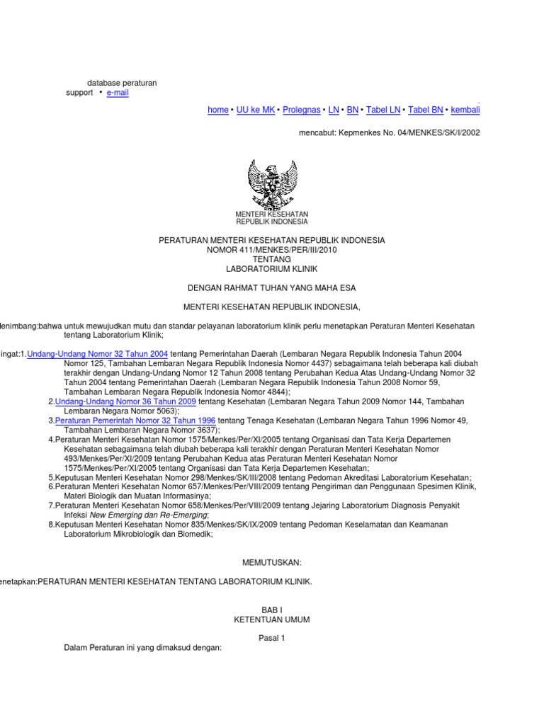 Permenkes Klinik - Perumperindo.co.id