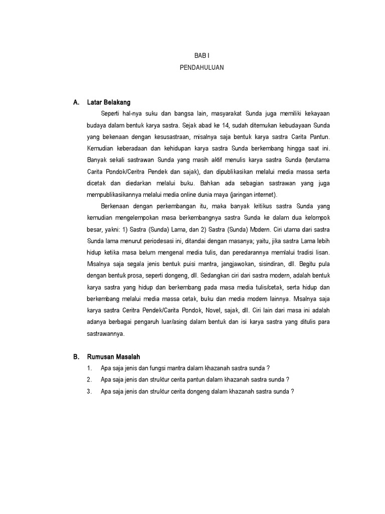 Pembelajaran Sastra Sunda | PDF