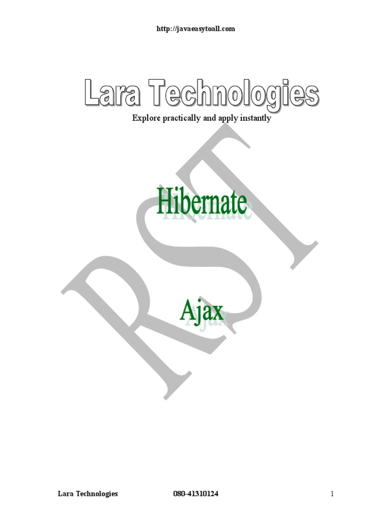 Explore Java Framework Hibernate Pdf Java Servlet Object Oriented 0873