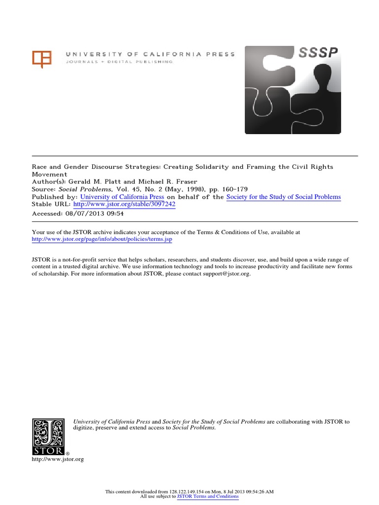 Platt Gerald and Fraser | PDF | Gender | Gender Studies