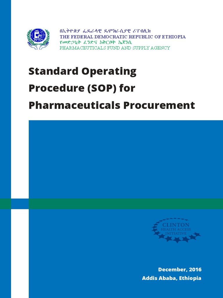 Procure SOP - Compressed | PDF | Procurement | Pharmaceutical Drug