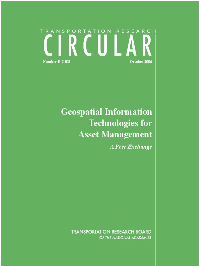 GIS For Asset Management | PDF | Geographic Information System | Metadata