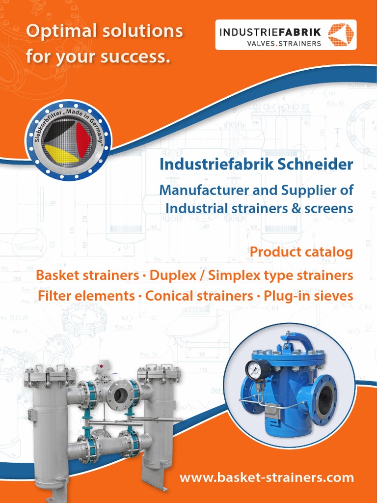 Industrial Strainers & Filters Catalog | PDF | Valve | Pipe (Fluid ...