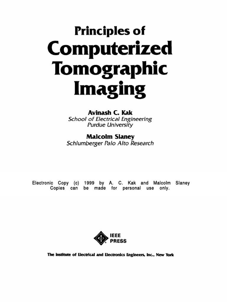 Principles of Computer Tomography Imaging | PDF | Discrete Fourier ...