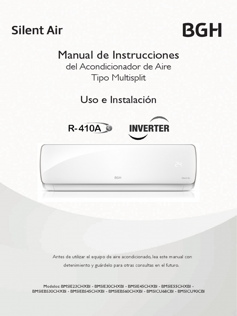 Manual Multisplit Seriechxbi PWN | PDF | Control remoto | Aire ...