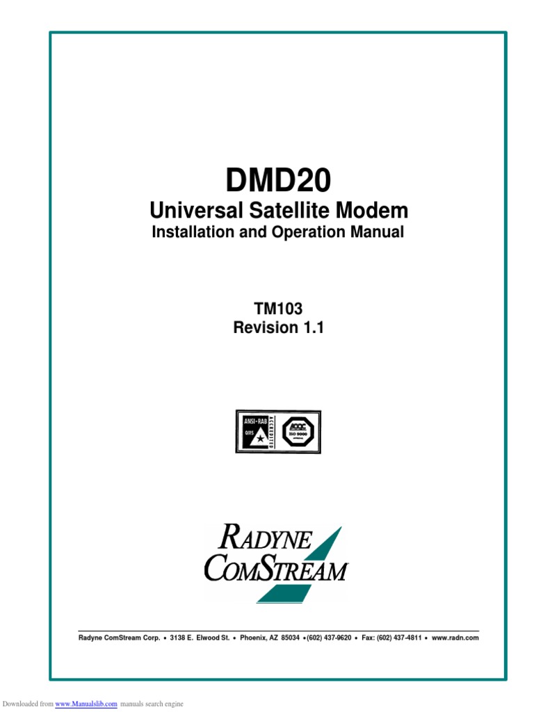 DMD 20 | PDF | Menu (Computing) | Modem