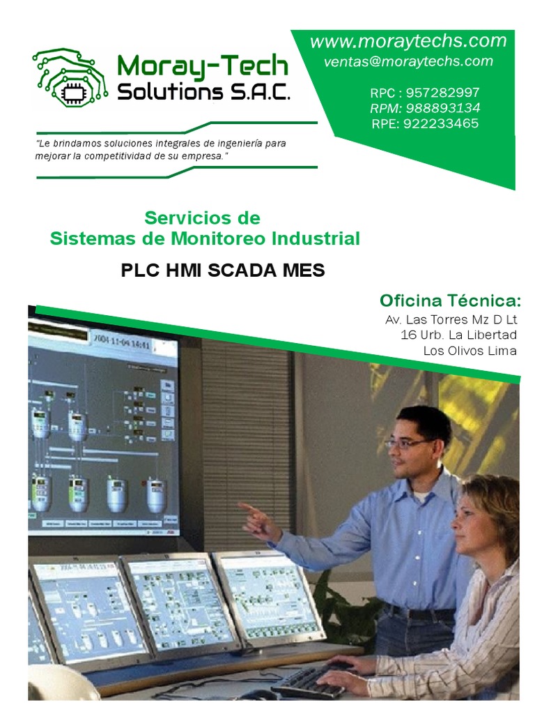Moray-Tech SCADA - Redes Industriales PDF | PDF | Scada | Ciencia de sistemas