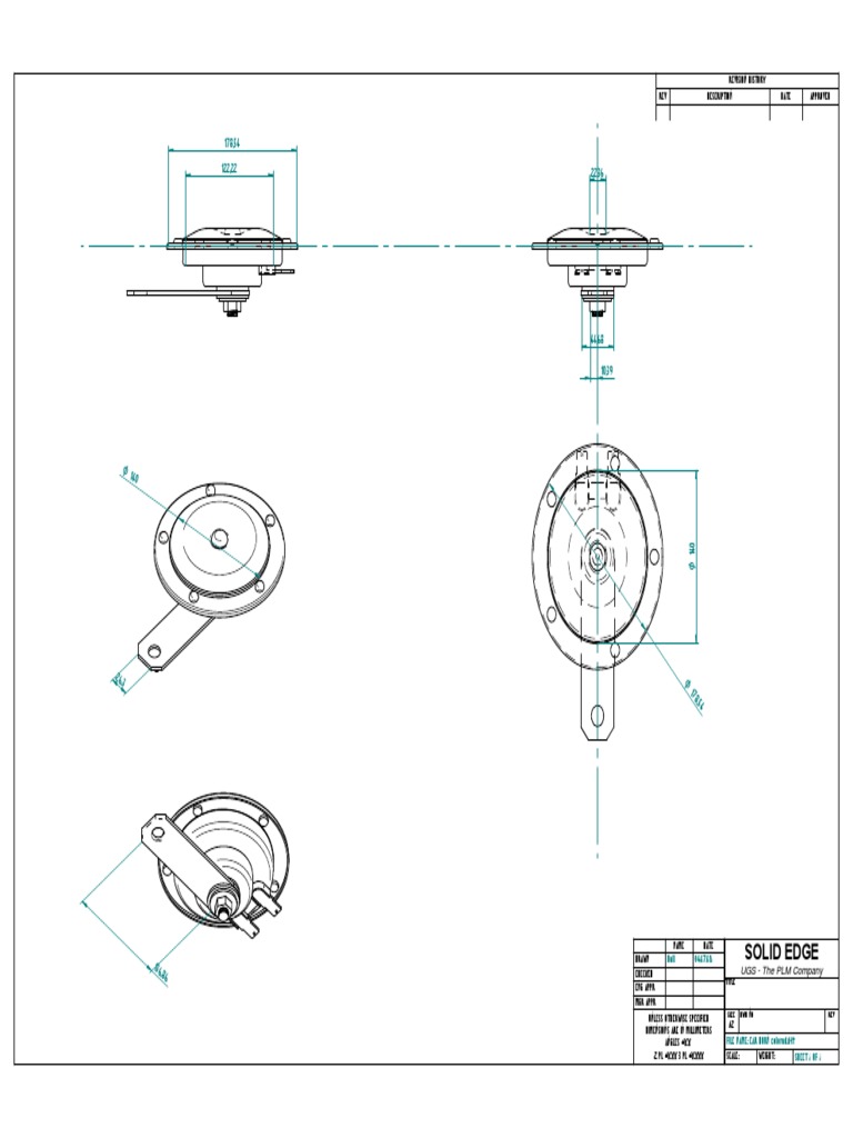 Solid Edge: Revision History REV Description Date Approved | PDF