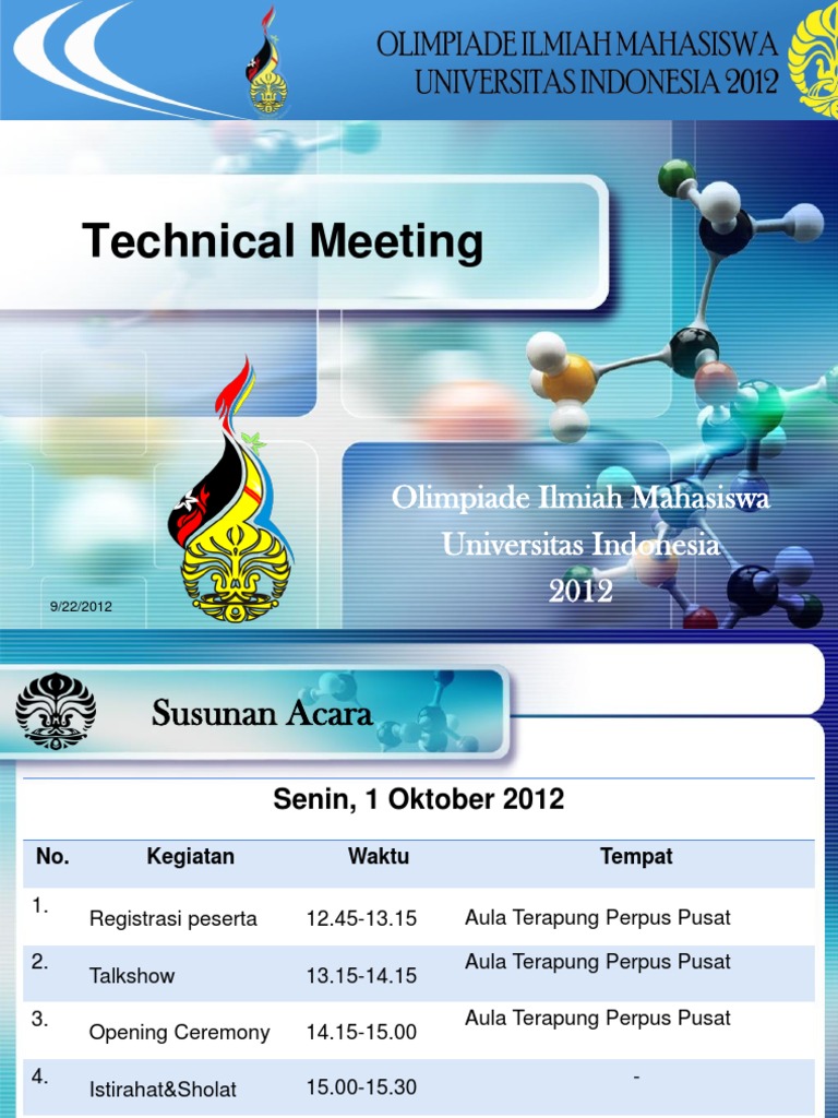 Technical Meeting | PDF