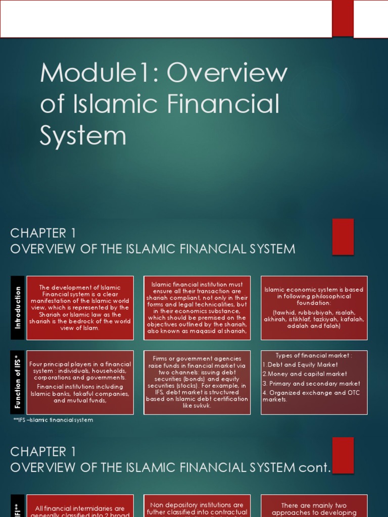 Overview of Islamic Financial System | PDF | Islamic Banking And ...