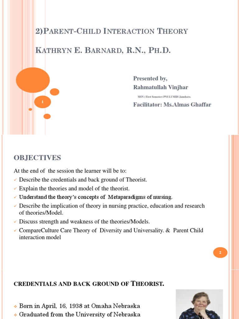 Theory Parent-Child Interection | PDF | Health Care | Nursing