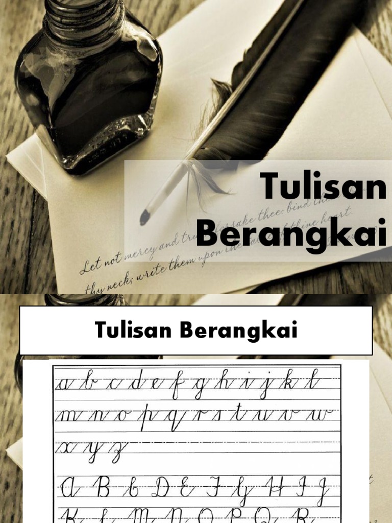 Huruf Dalam Tulisan Berangkai | PDF