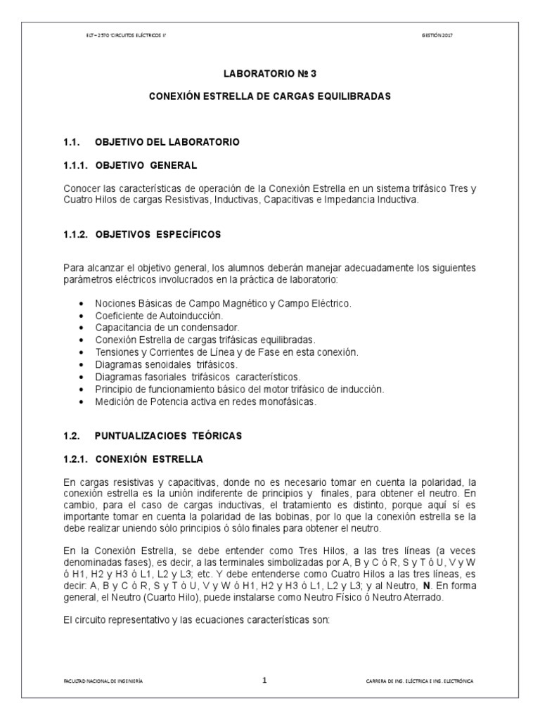 Laboratorio 3 Cir2 | PDF | Corriente eléctrica | Energia electrica