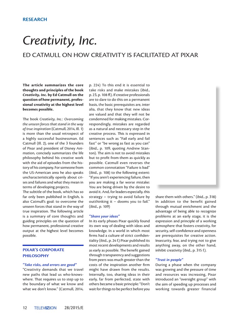 Goetz Creativity Inc. | PDF | Creativity | Goal