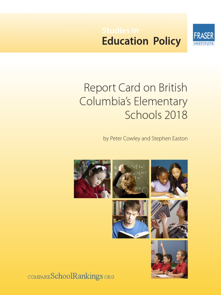 Report Card On British Columbia Elementary Schools 2018 | PDF ...