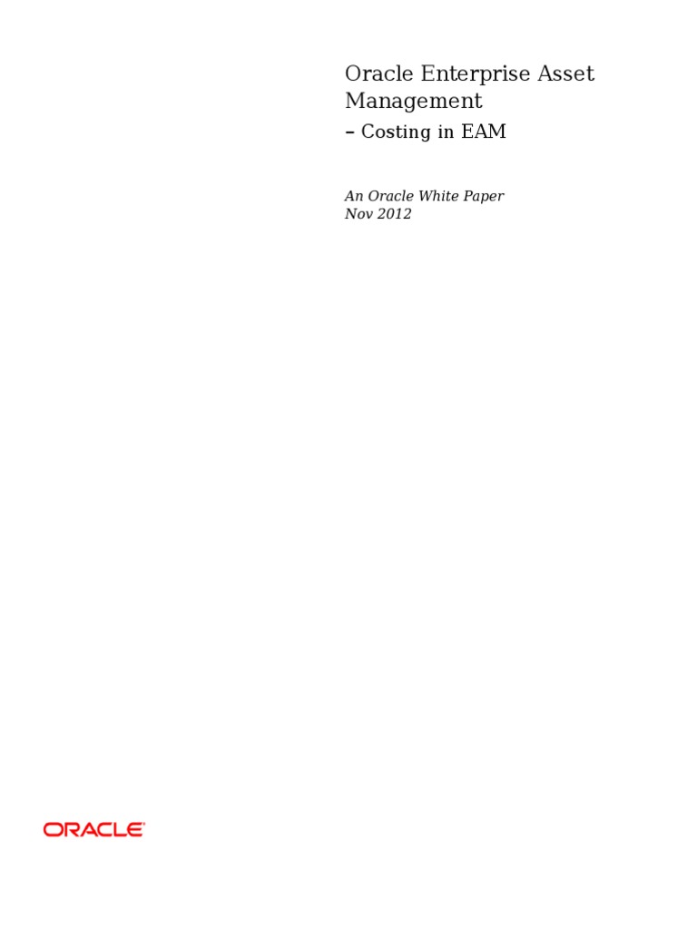 EAM Cost | PDF | Inventory | Debits And Credits
