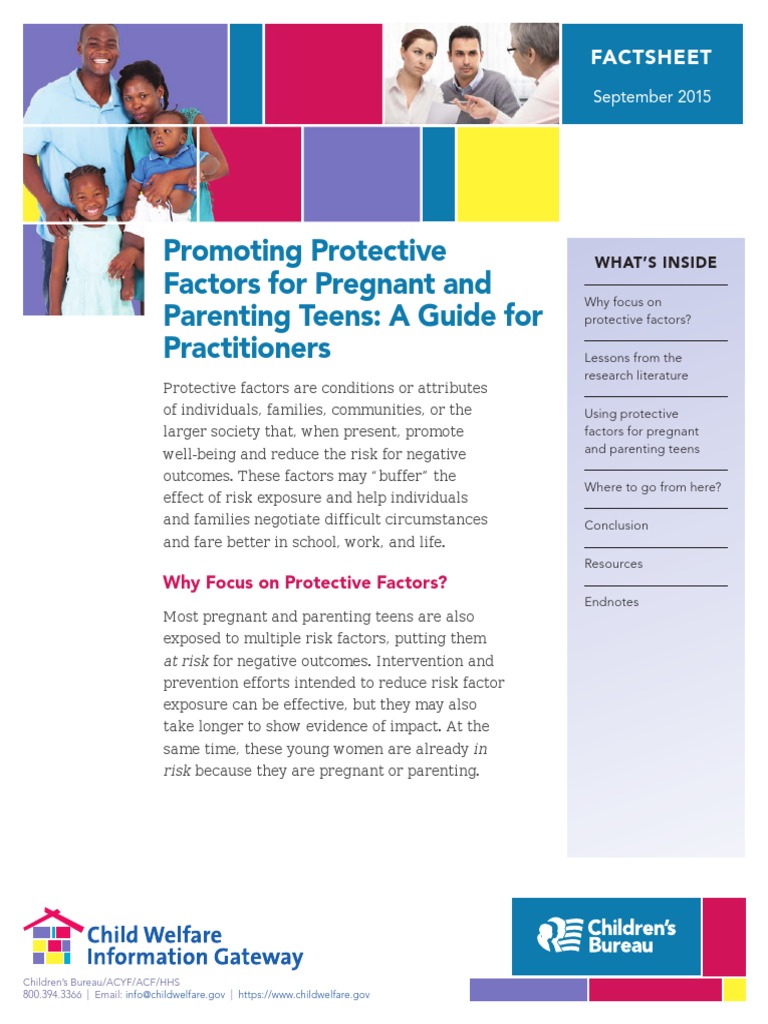 Promoting Protective Factors For Pregnant and Parenting Teens: A Guide ...